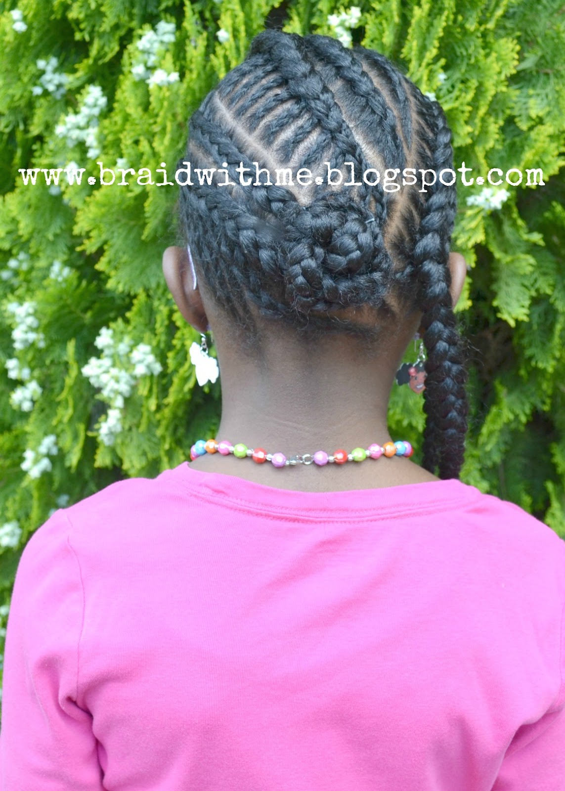 Braid with Me: Intricate Cornrows with Bangs on Natural Hair + Review