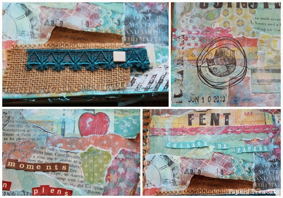 Papers Trencats: Art Journal: Collage de papers