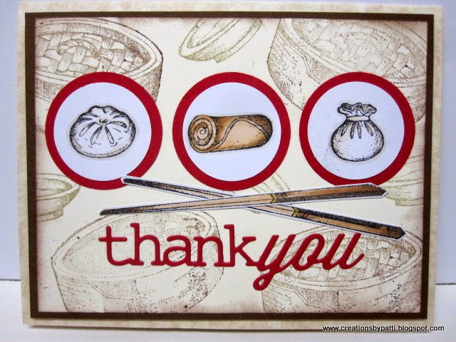 Creations by Patti: Dim Sum Thank You Card