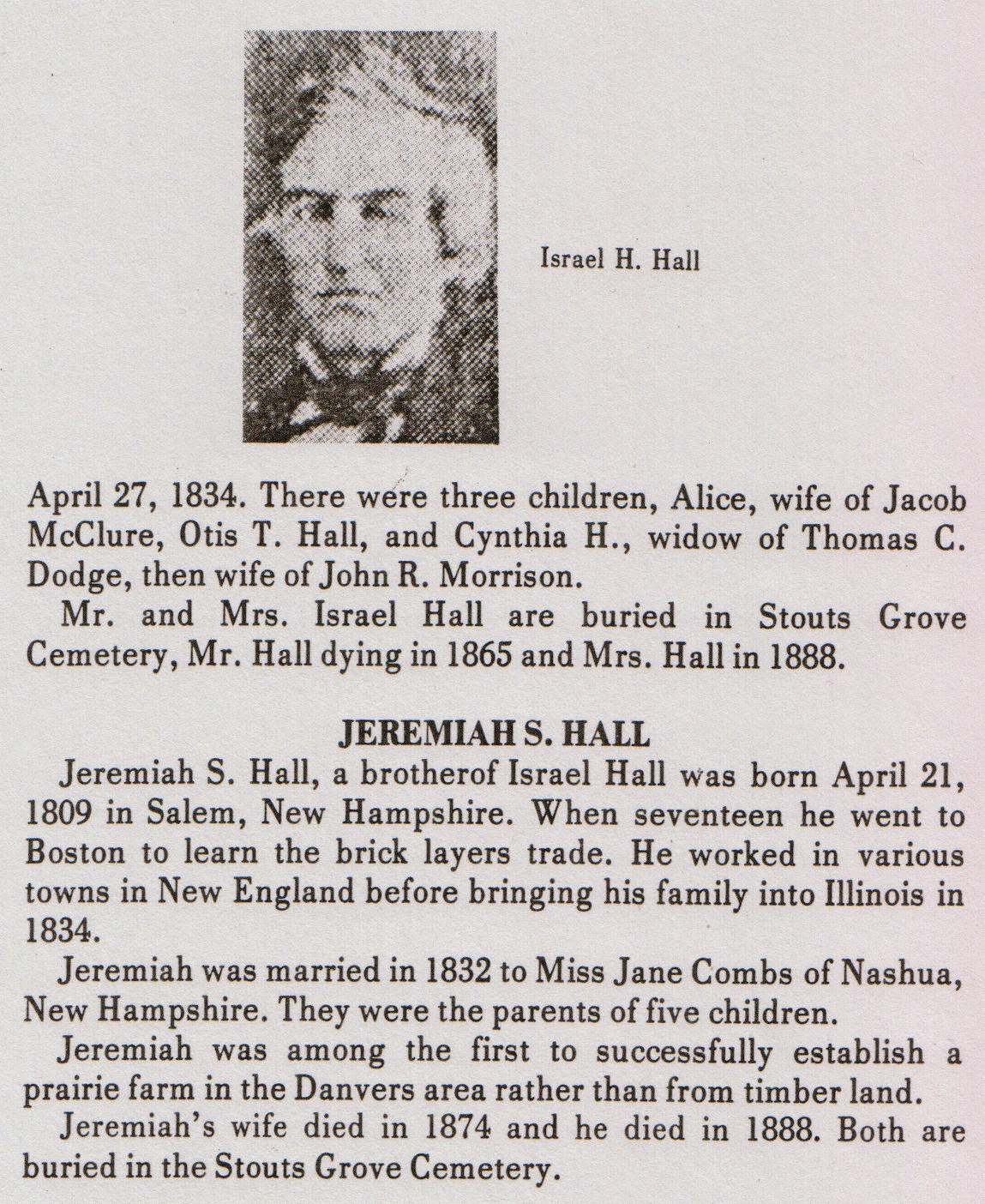 Who We Were, Are & Will Be Our Family: Brothers Israel W. Hall (1799 ...