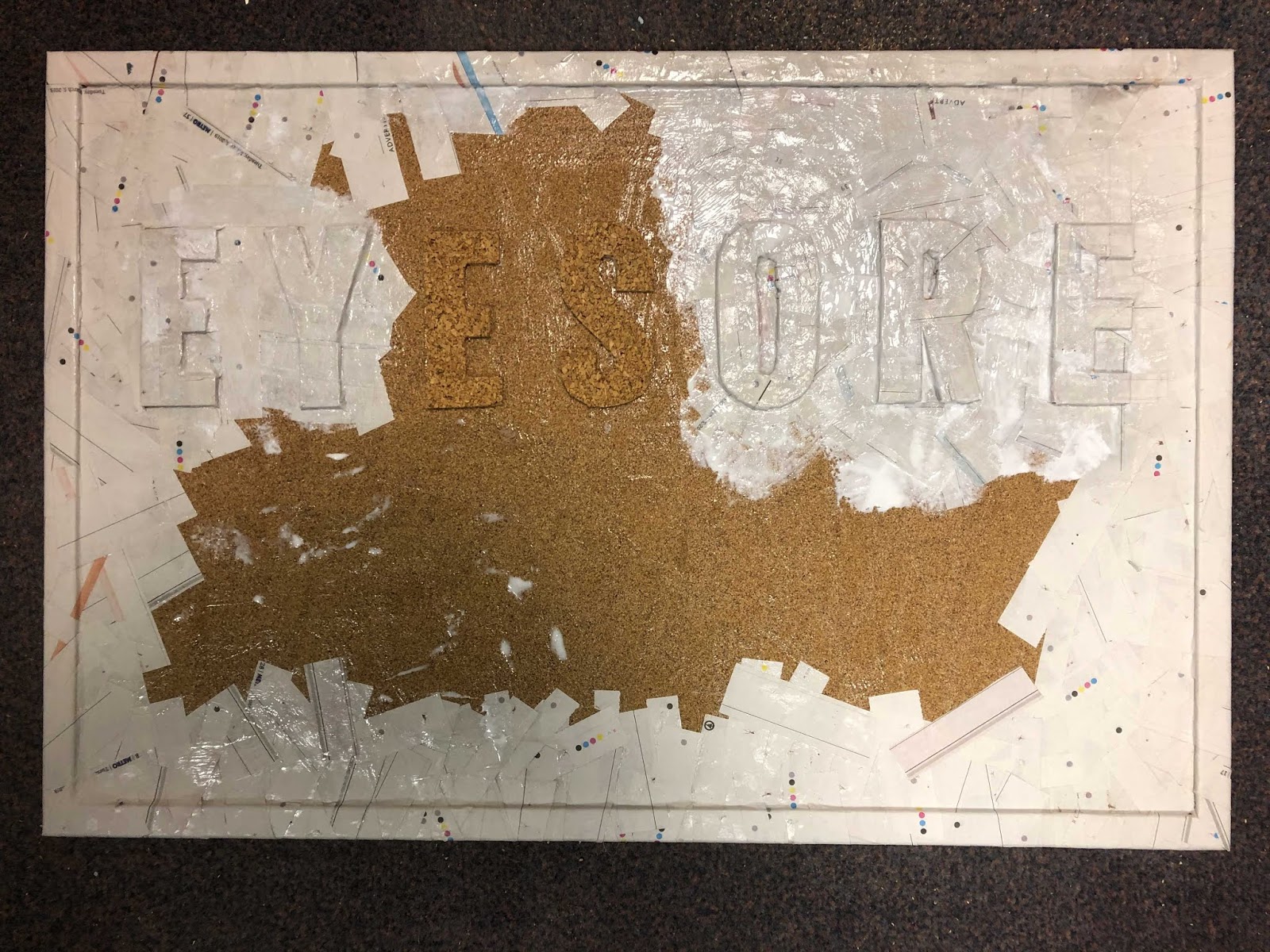 Helen Shaddock: The latest marginendeavour collage development