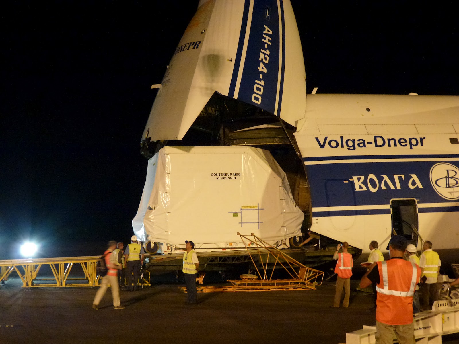 MSG-3 Launch Campaign: 04/08/2012 - 04/15/2012