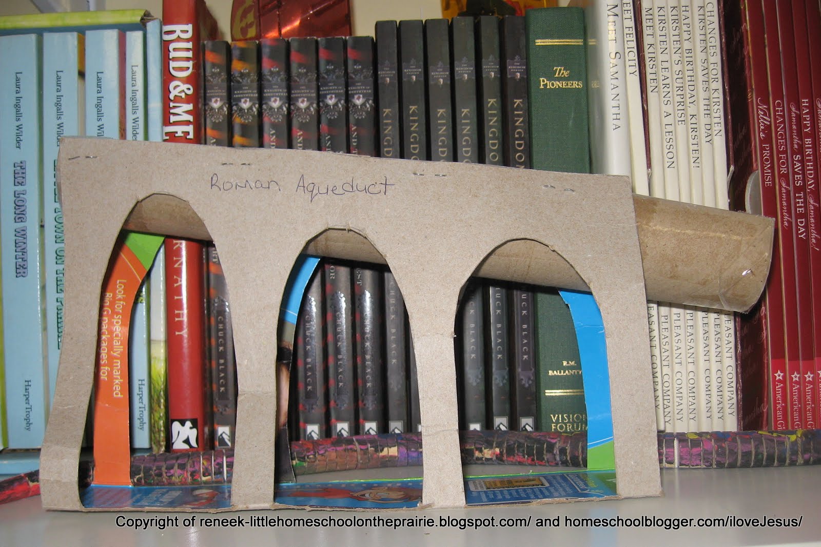 Little Homeschool on the Prairie: Roman Aqueduct craft