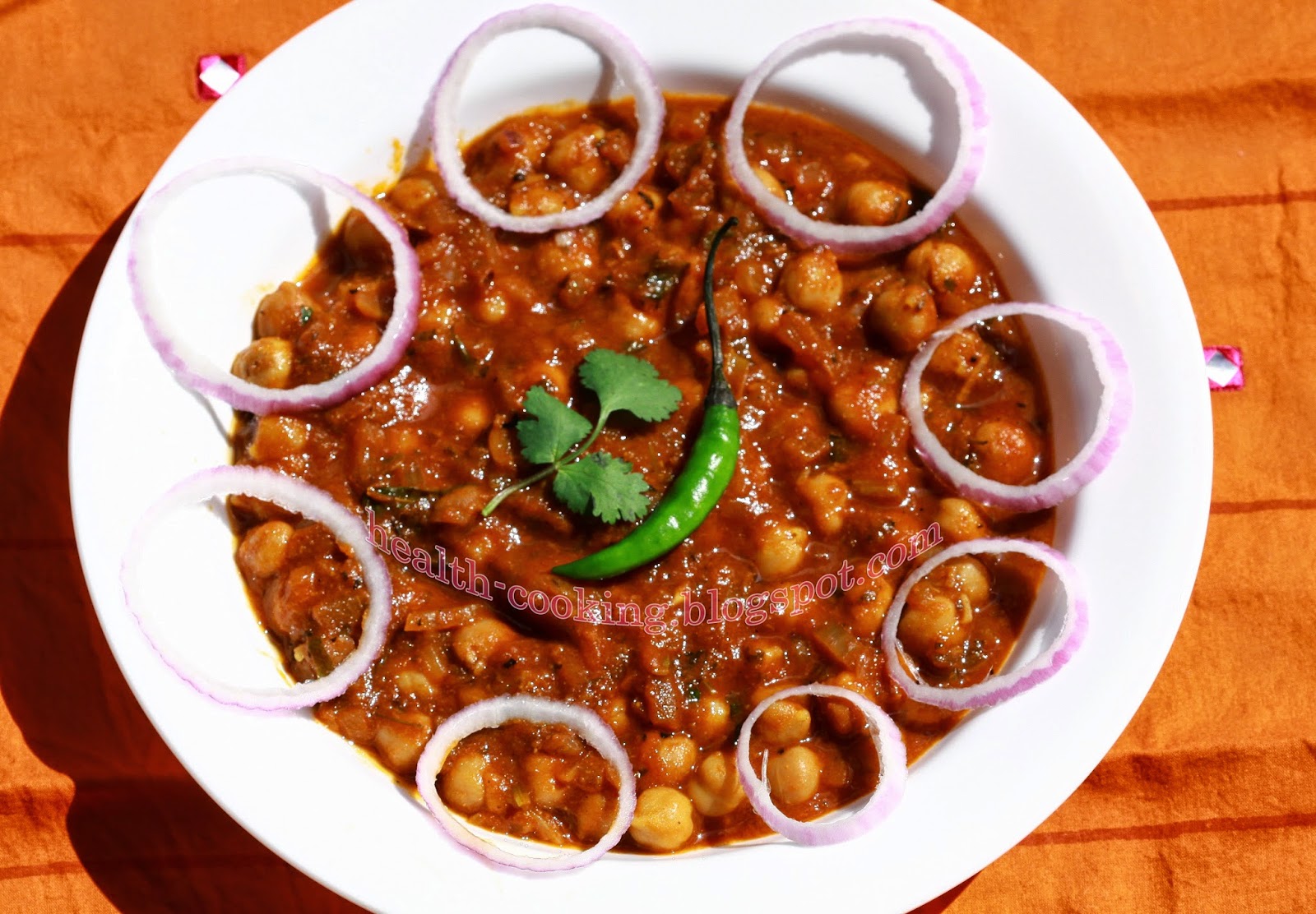 Health Cooking: To make a channa