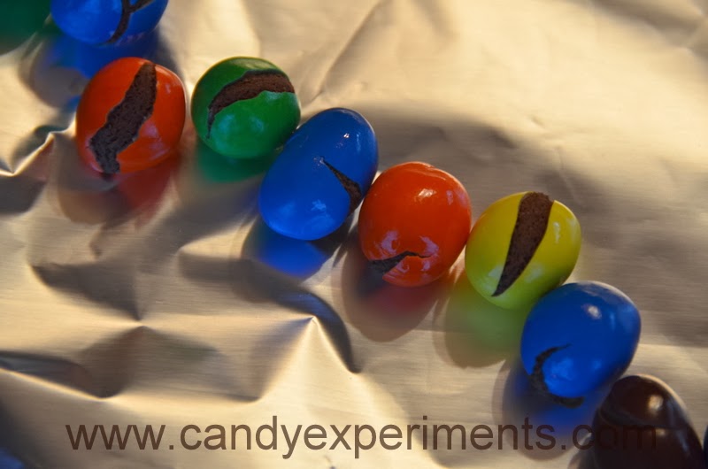 Candy Experiments: Melting Peanut M&M's