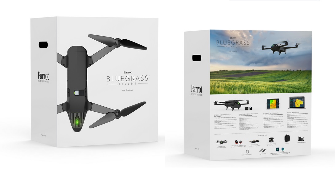 Parrot annuncia all' EIMA il nuovo drone Bluegrass Fields per l ...
