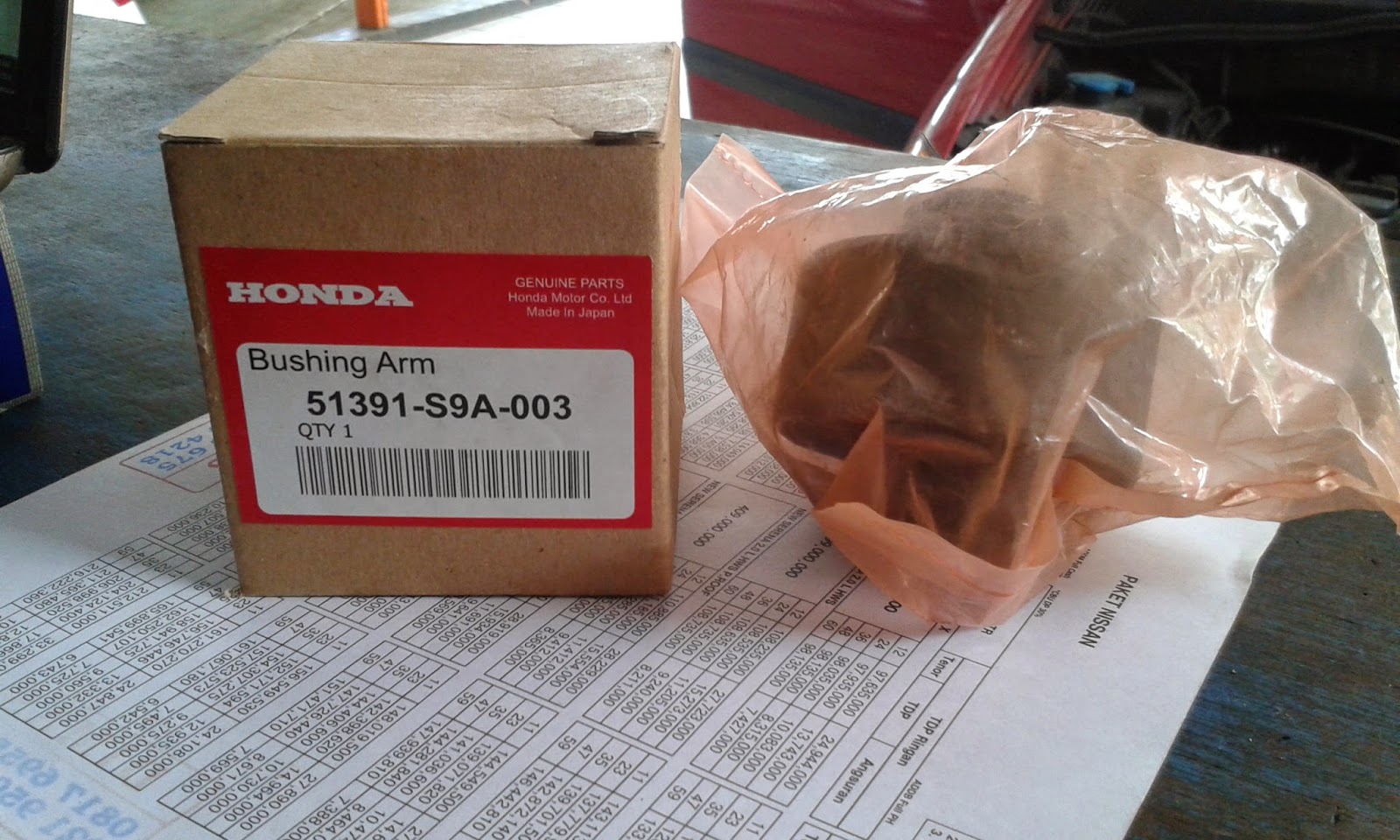 Bengkel & spare part Mobil Honda: Bushing Arm Mobil Honda CR-V Telp/sms ...