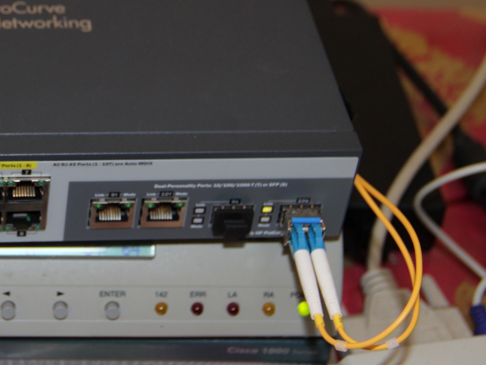 The Blackguard: Fiber Optic Adapter pada Modem