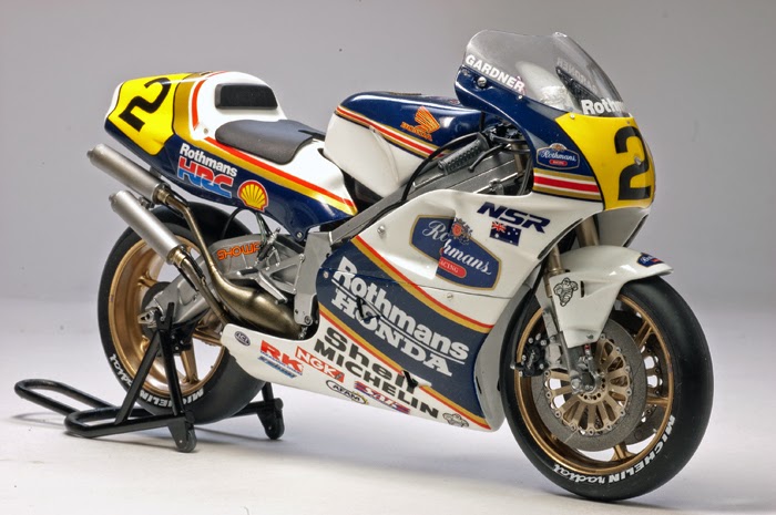 Racing Scale Models: Honda NSR 500 W.Gardner 1989 by Utage Factory House (Hasegawa)