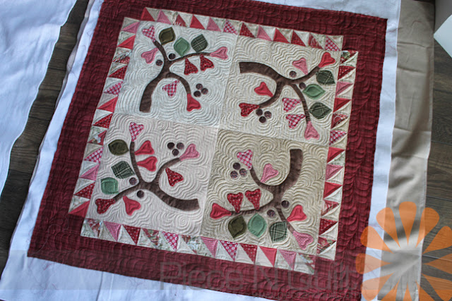 Piece N Quilt: Applique Quilt - Custom Machine Quilting by Natalia Bonner