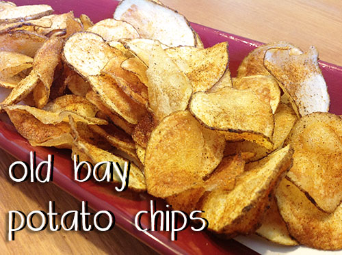 the dog mom: old bay potato chips