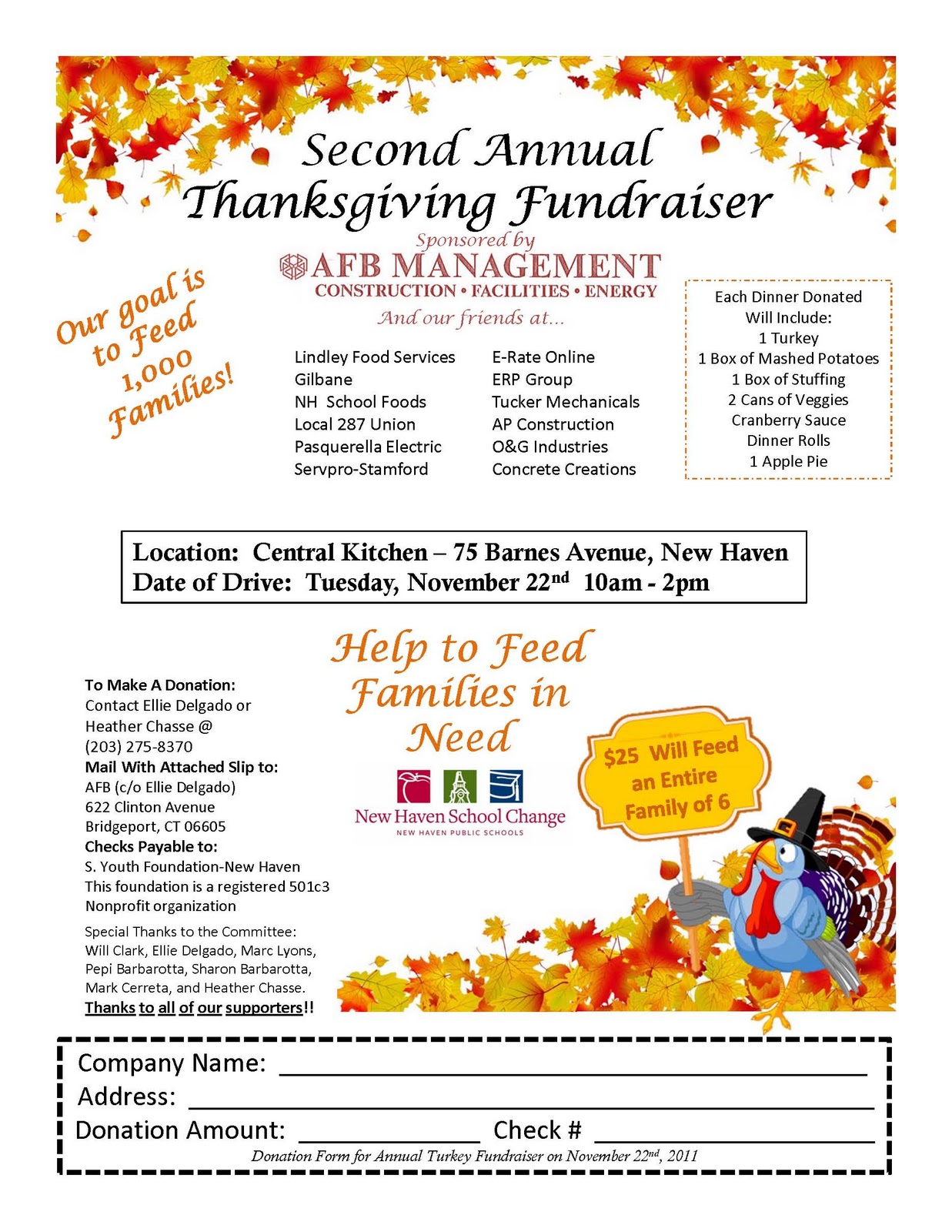 Local Food Dude: Notes from Chef Tim: Second Annual Thanksgiving Fundraiser