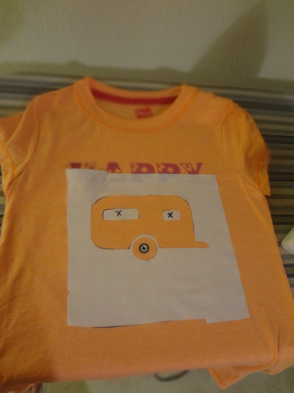 The Busy Broad: DIY Custom Shirts Using Freezer Paper