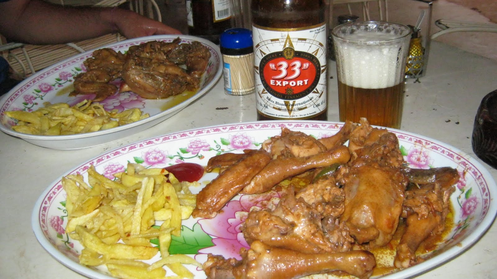 Elyse in Benin: Food.