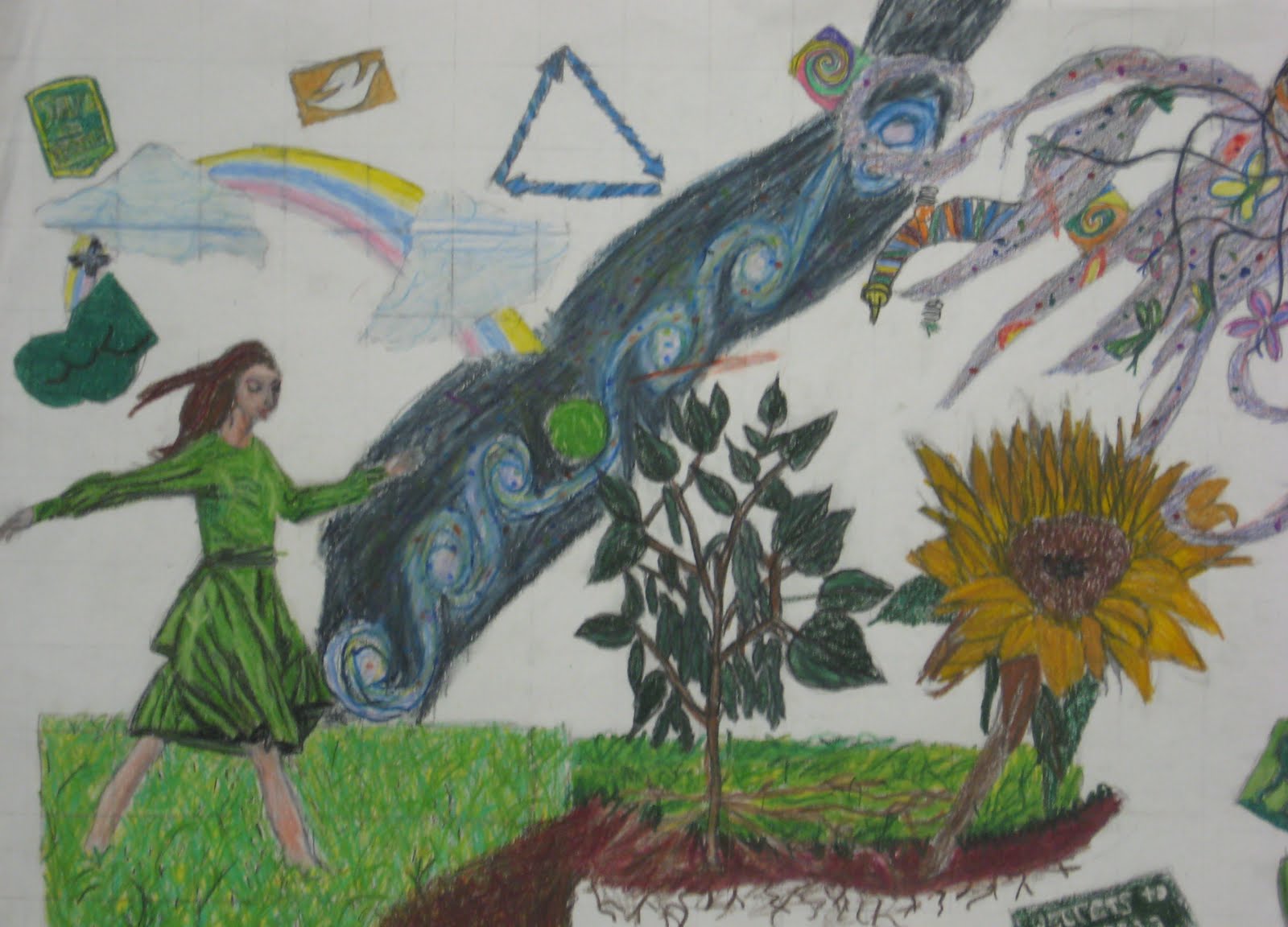 Rowe Junior High ART BLOG: Eighth Grade Colored Pencil Drawing