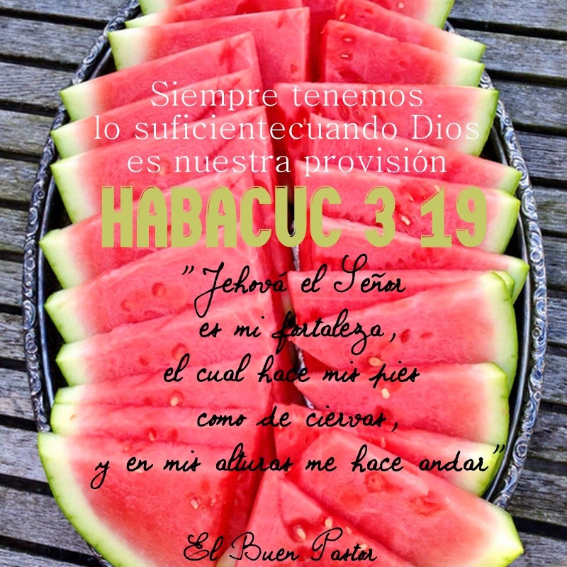 YO SOY EL BUEN PASTOR: Habacuc 3:19