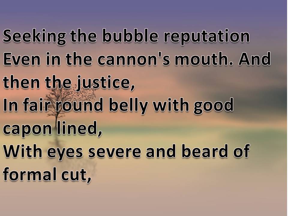 All The World's A Stage Poem By William Shakespeare - Ncert English ...