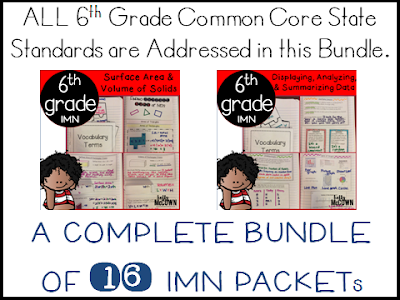 Kelly McCown: Middle School Interactive Math Notebook {Grade 6}