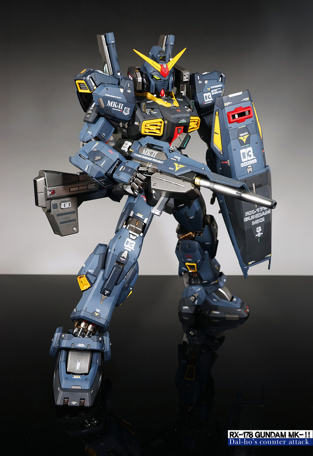 GUNDAM GUY: PG 1/60 Gundam Mk-II Titan - Customized Build