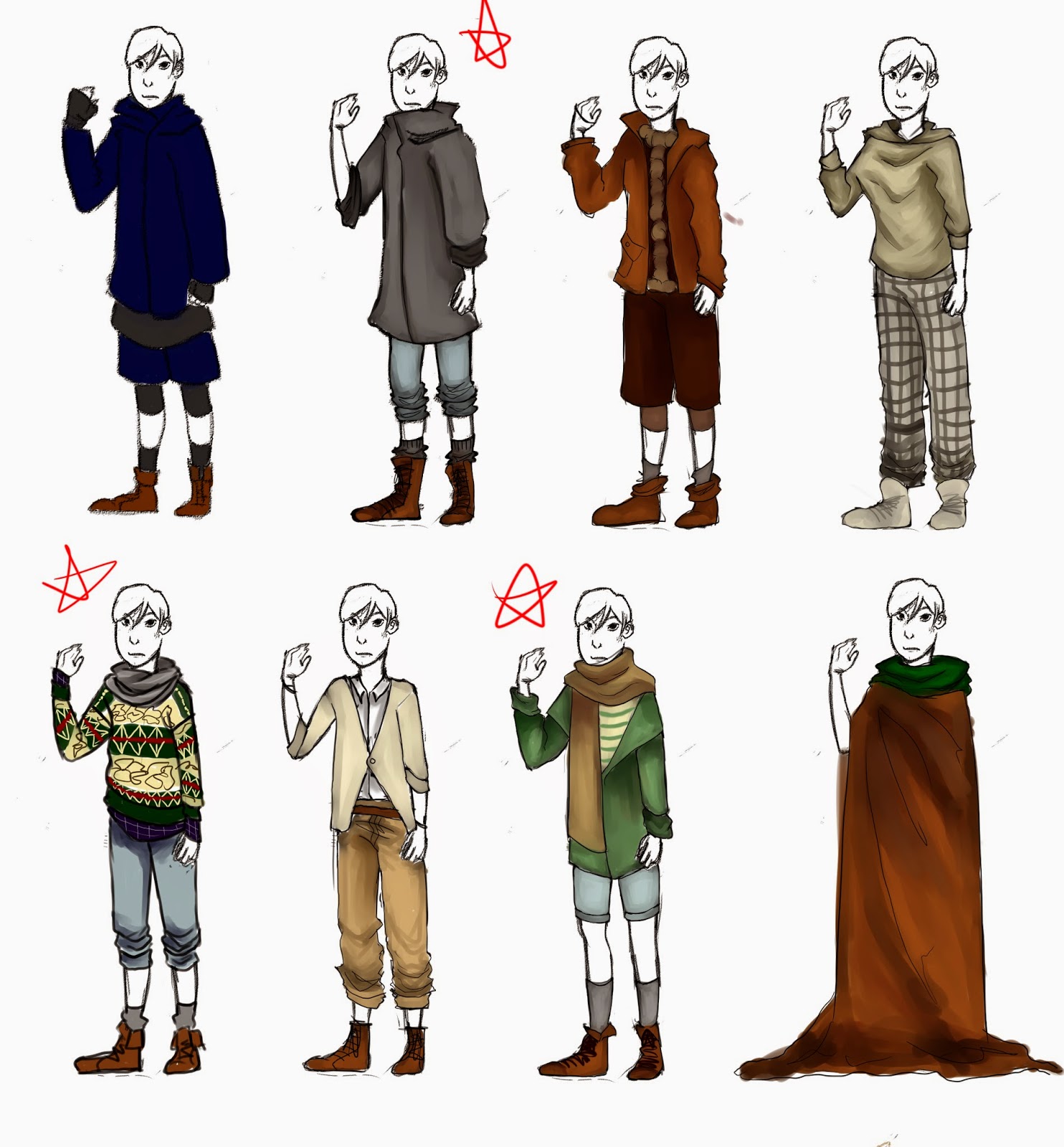 idk how to run a blog: Human Character - Variations