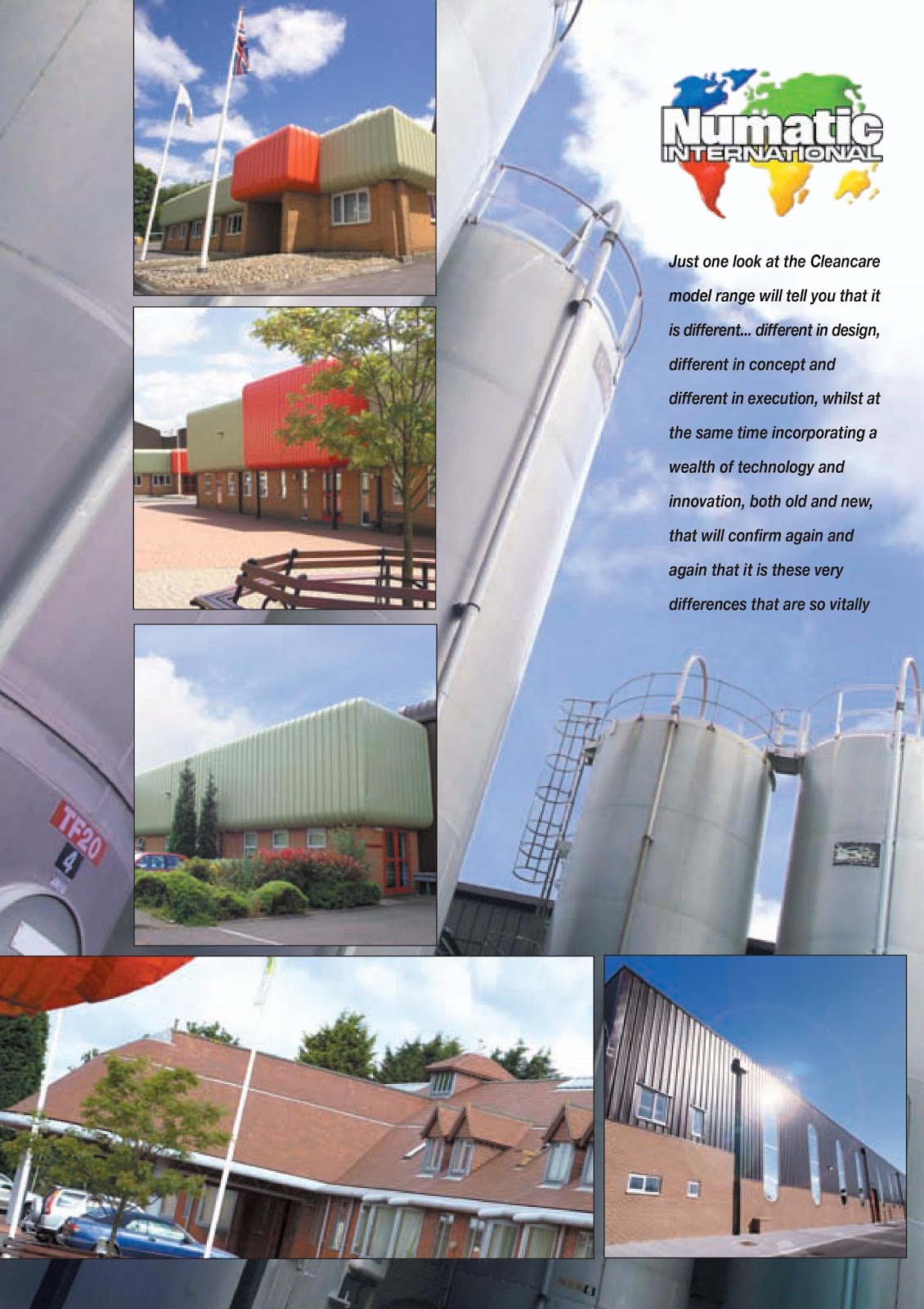 Numatic Cleancare 2007 Product Range