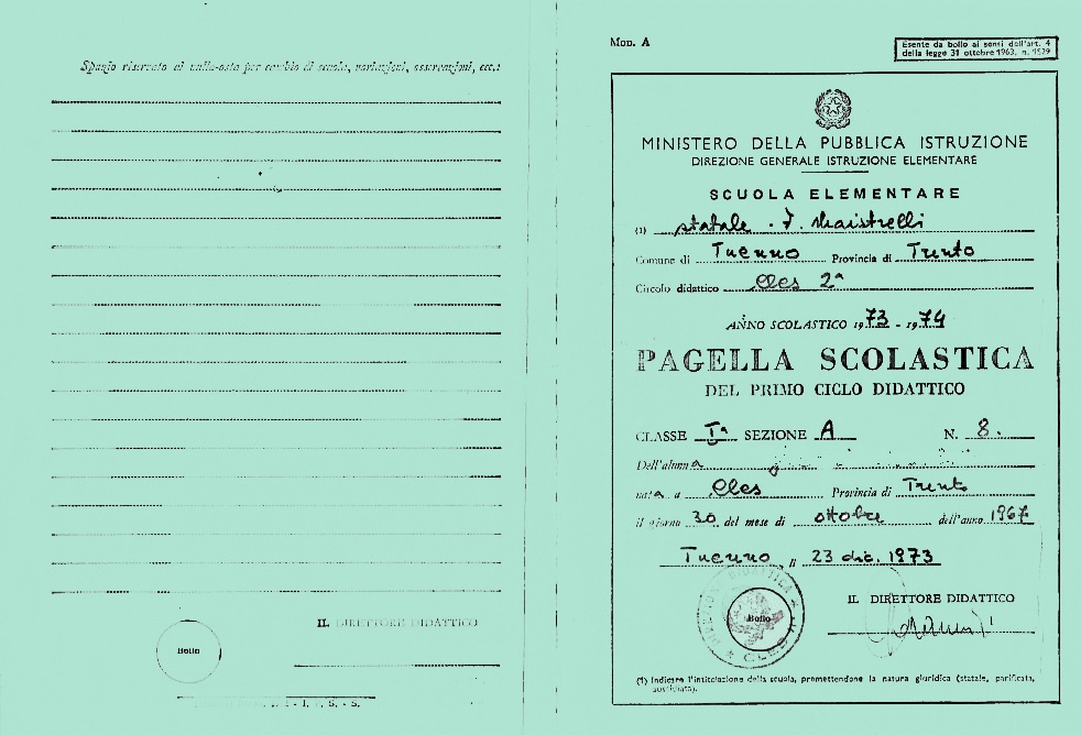 Stories of everyday life: Le schede di valutazione (pagelle) a confronto