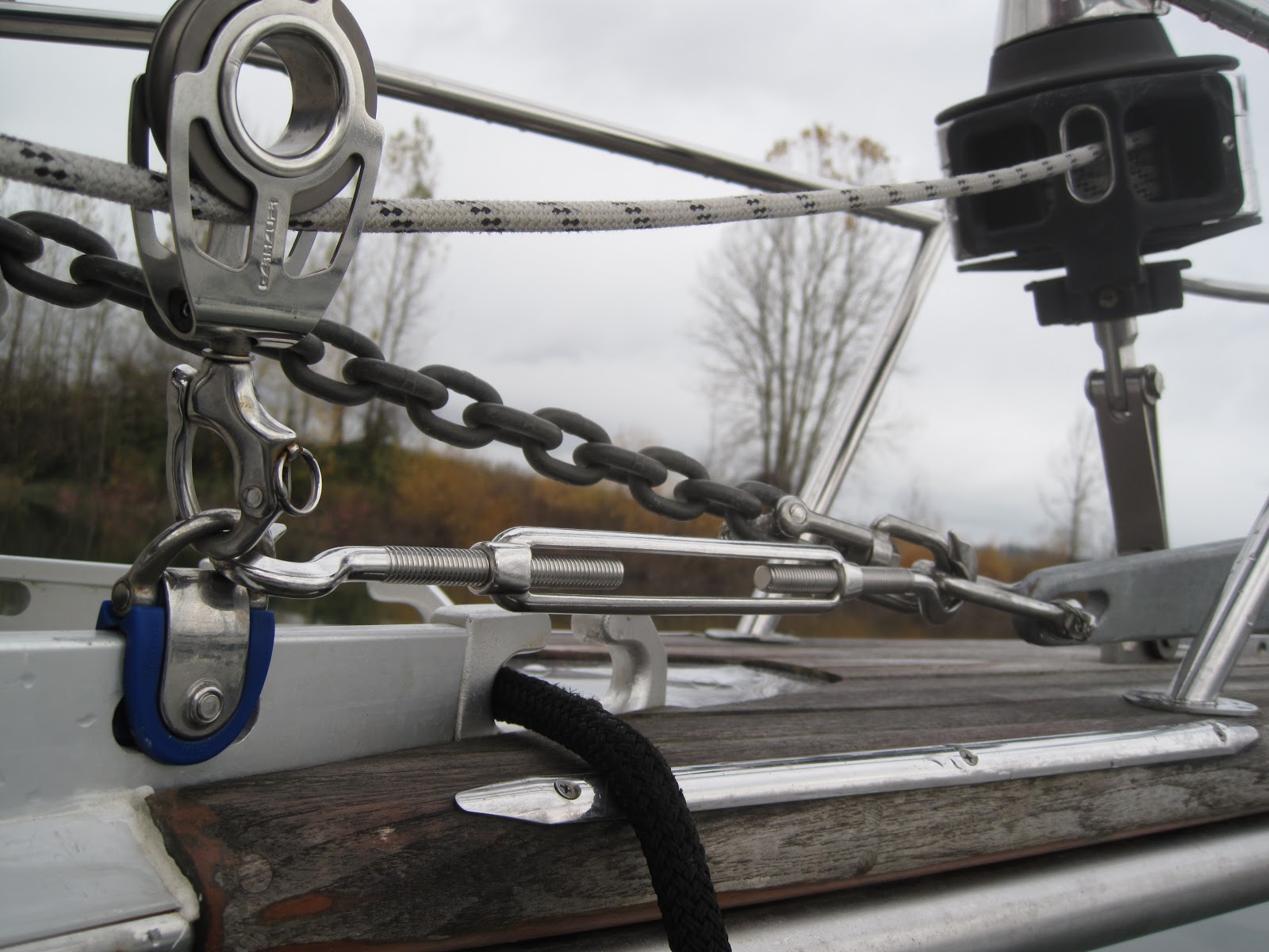 Sail with Bliss: Anchor Securing Turnbuckle