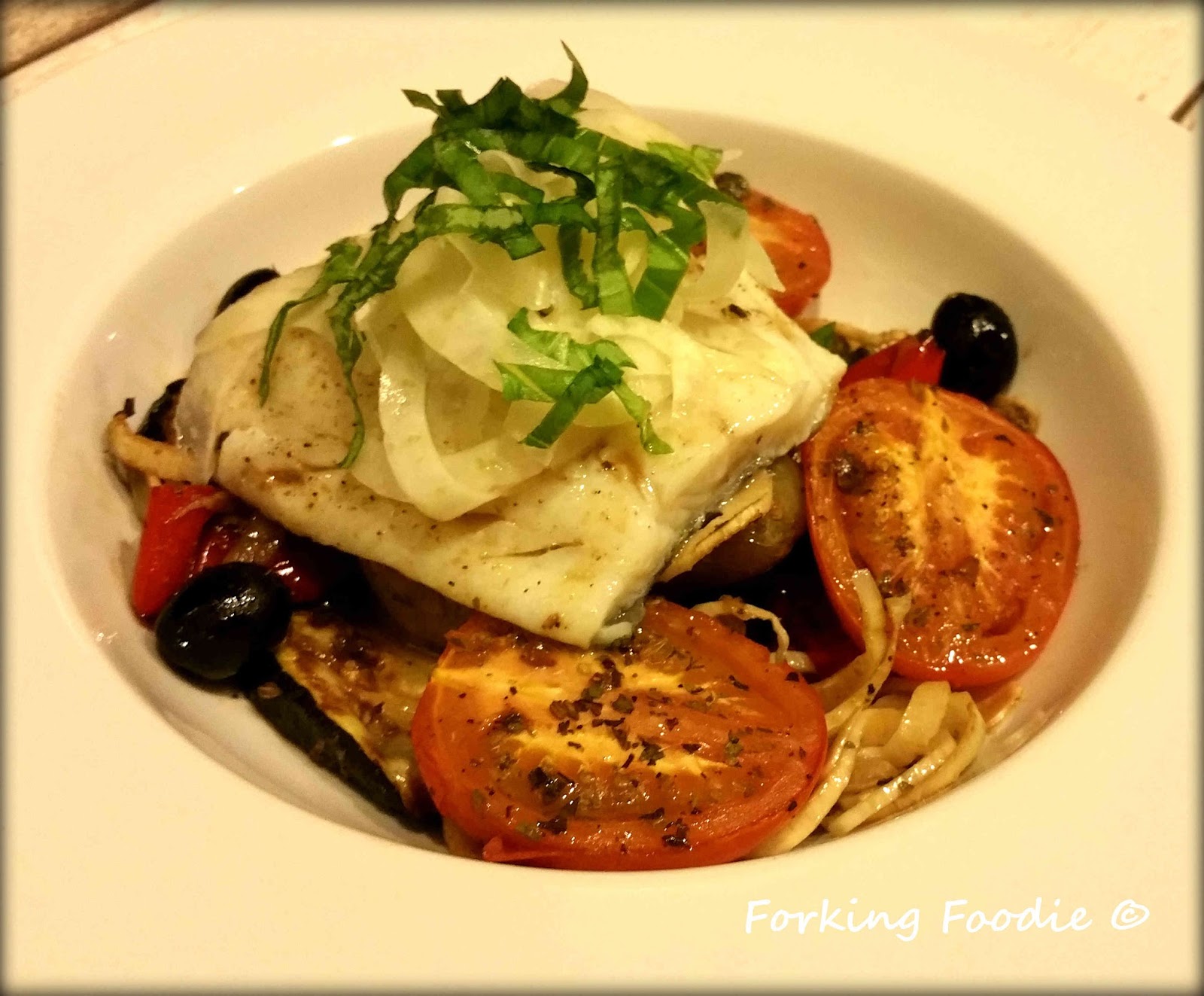 Forking Foodie: Baked Cod Provencal