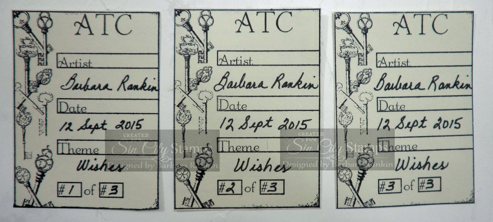 Black Hole Art Studio: Sin City Stamps ATC Blog Hop