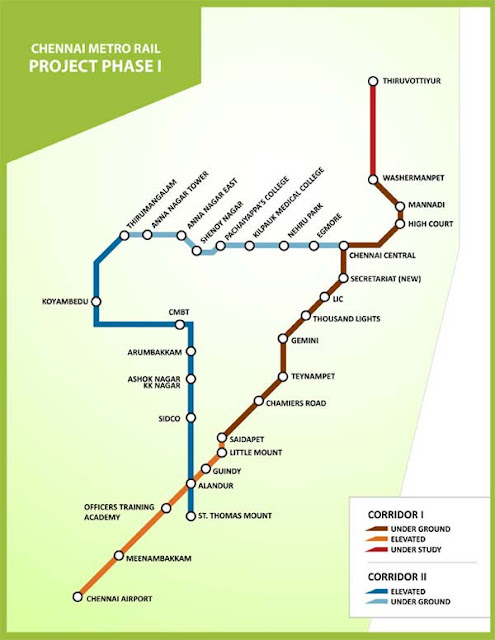 Train Routes ~ Chennai Info