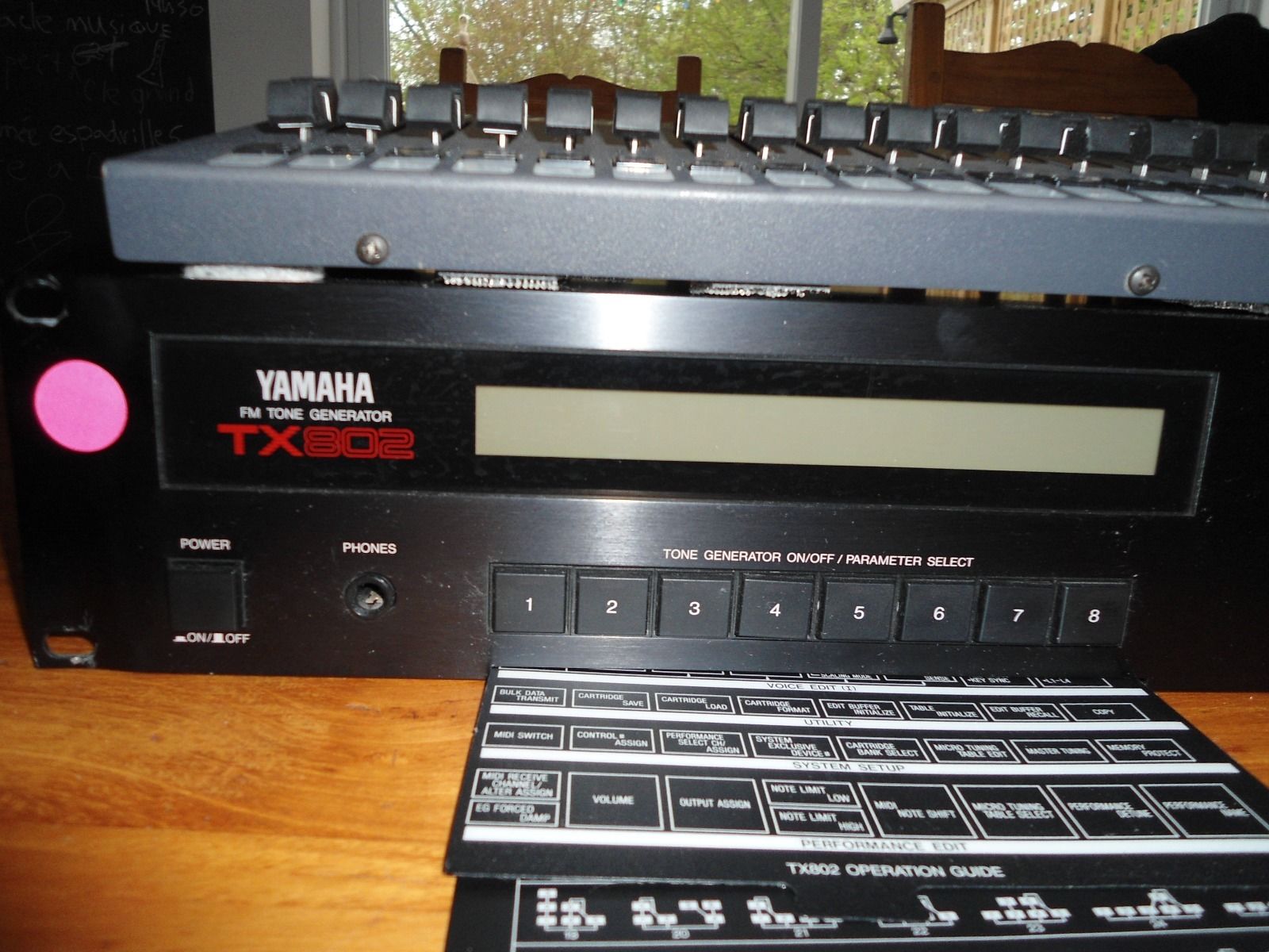 MATRIXSYNTH: Yamaha Tx802 FM Synth Module + Peavey PC1600x MIDI Controller