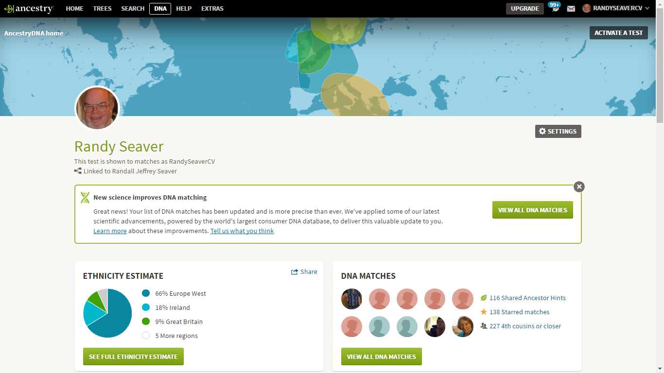 Genea-Musings: Updated AncestryDNA Results