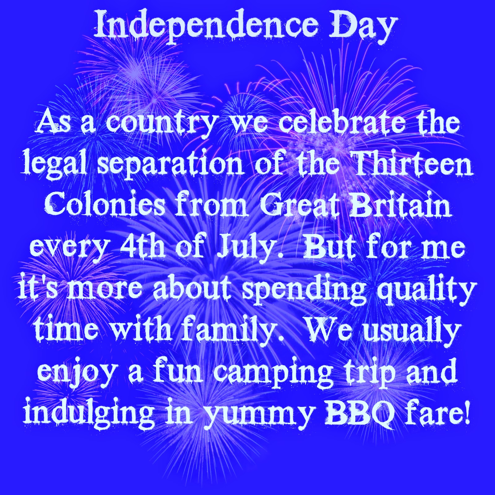 GlamRiver: Thursday Thoughts-Independence Day