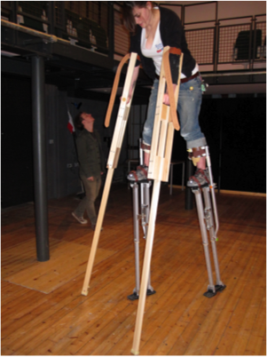 Hannah Levy: Large Scale Elephant Puppet performed in stiltls and ...