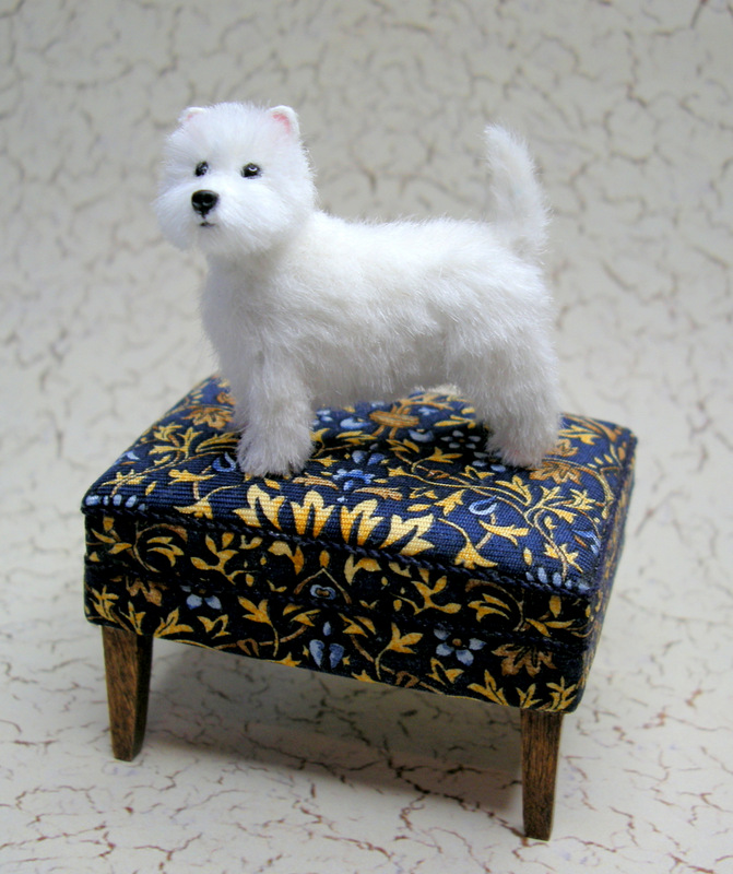 Kilmouski & Me: OOAK 1: 12 Scale Dollhouse Miniature Westie Dog