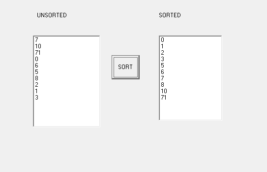 CODING BCA.: VB program to implement Bubble sort.