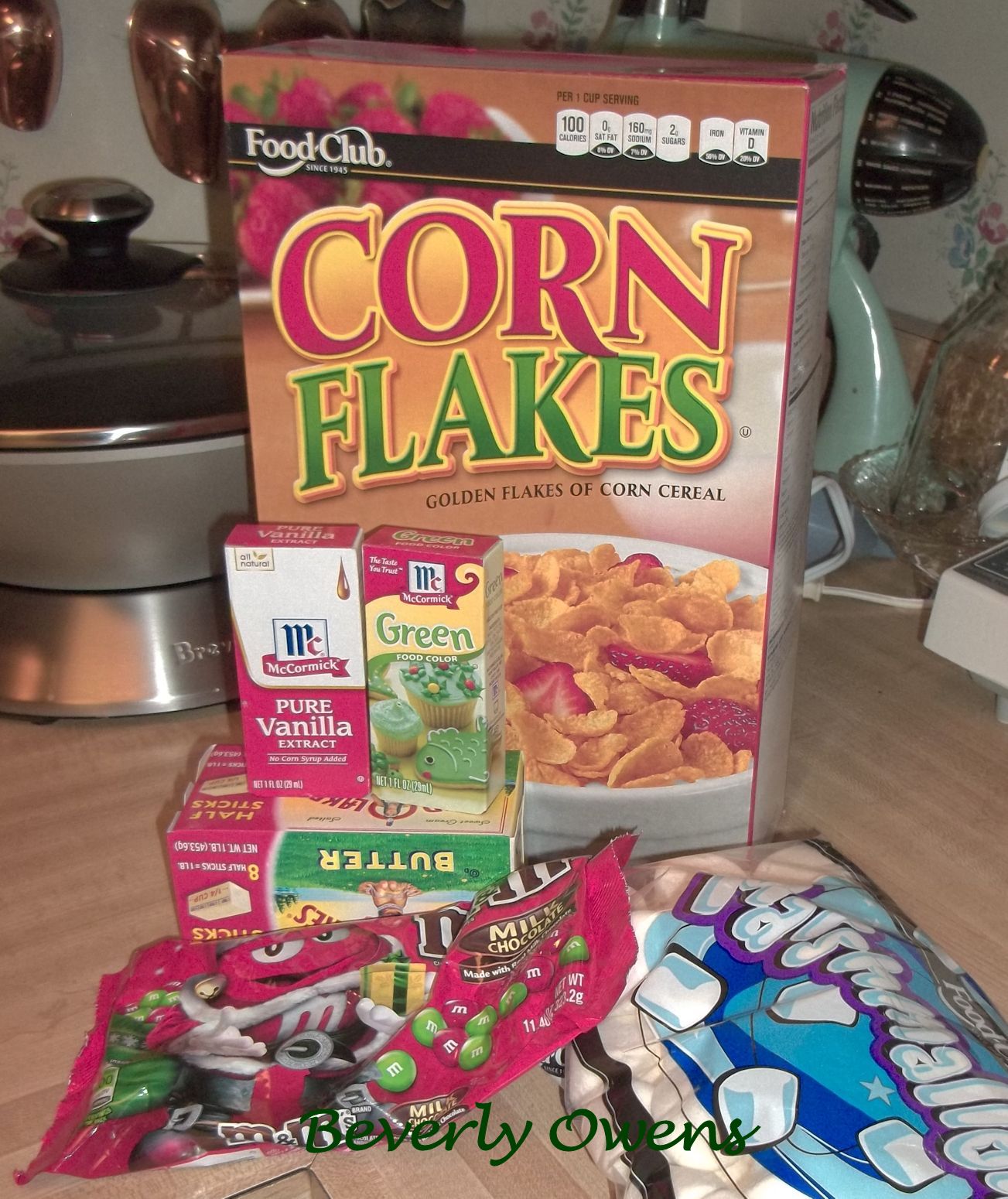 Reviewing Christmas Wreath Marshmallow Treats Recipe