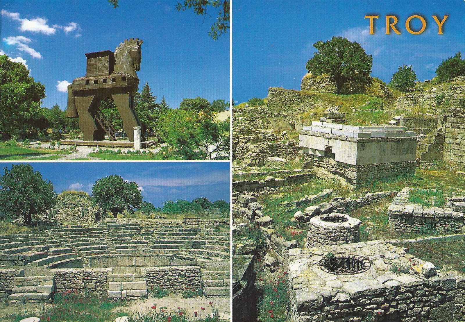 A Journey of Postcards: Archaeological Site of Troy | Turkey