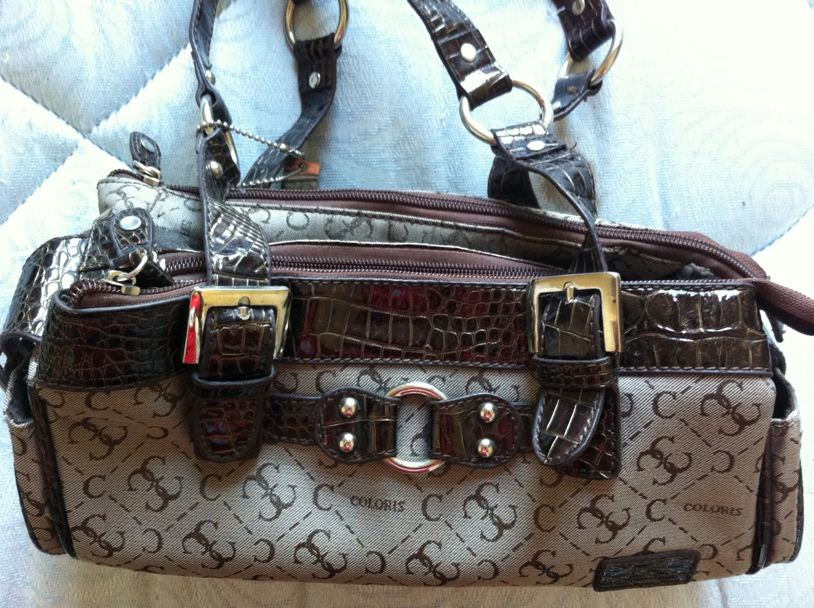 AZIM WIGAN (UK) PRE LOVED: COLORIS HANDBAG - bag jenama coloris