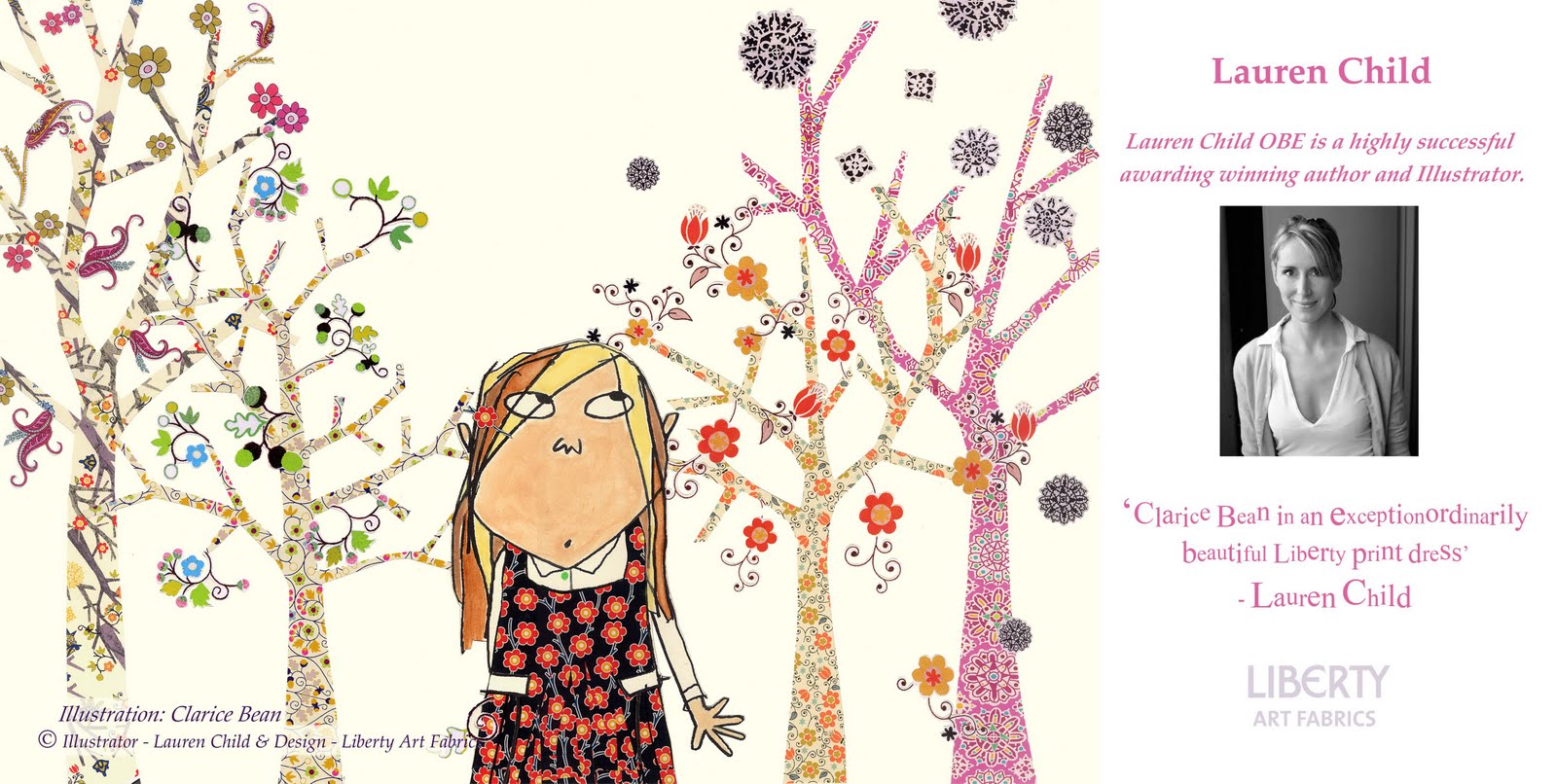 Dribblebuster Bibs: Lauren Child who illustrated the Tuesday's Trees ...