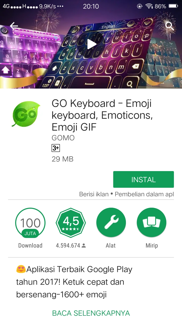 Cara Menulis Arab Di Android Memakai Go Keyboard - Android Tutorial