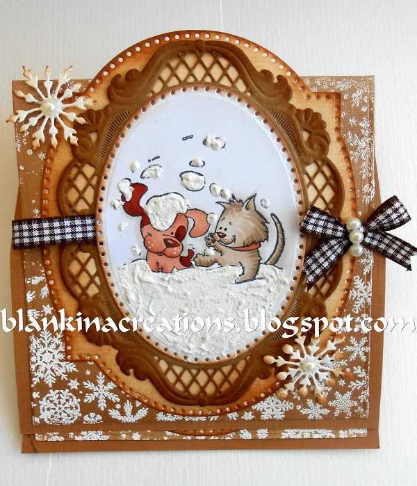 Blankina creations: Nuovo, new, nieuw Marianne Design winter easel card