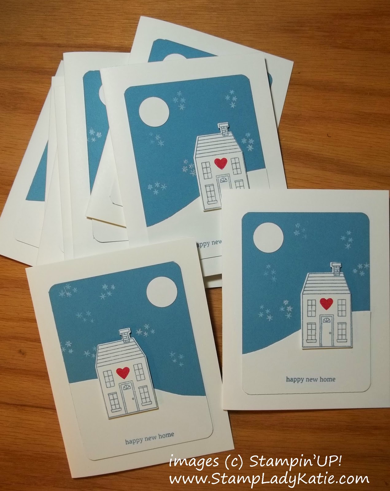 StampLadyKatie.com: Card to Announce a New Home