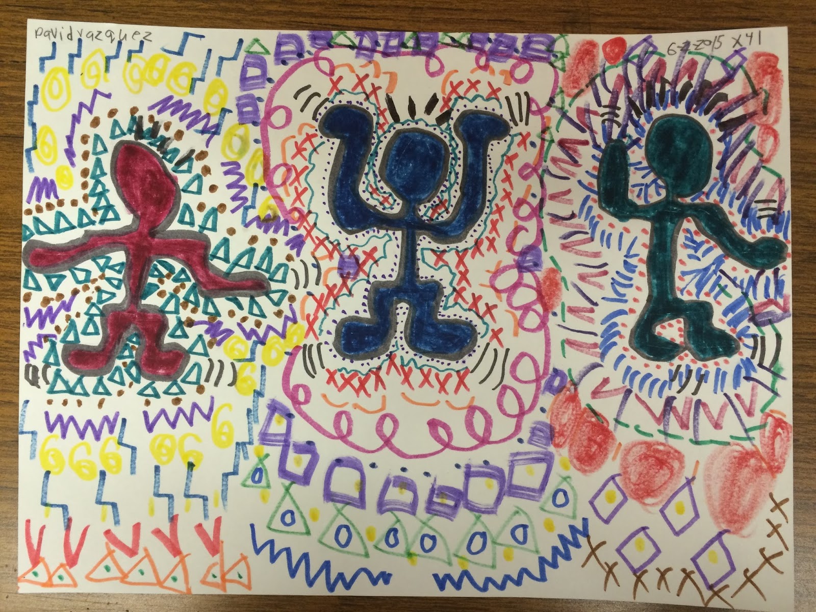 Ms. C's Artroom: Keith Haring Characters