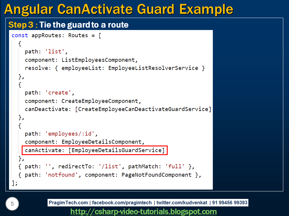 Sql Server Net And C Video Tutorial Angular Canactivate Guard Example Slides