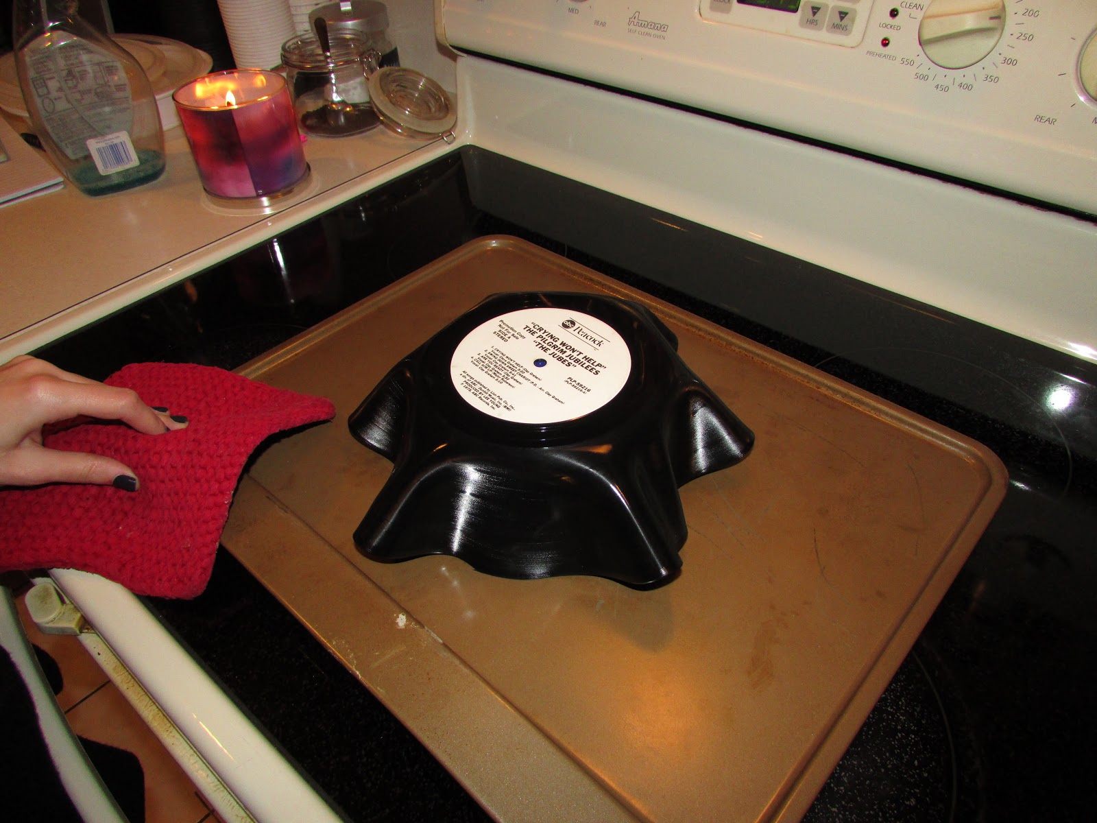 DIY Vinyl Record Bowls - DIY Huntress
