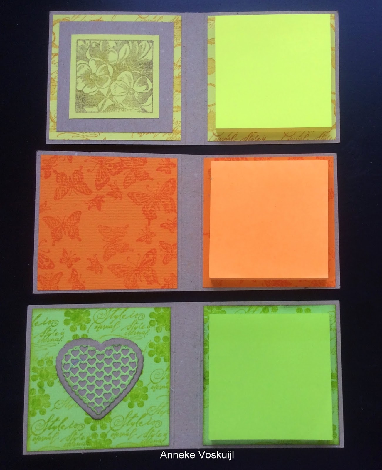 ANNEKESCARDART: Post-it boekjes