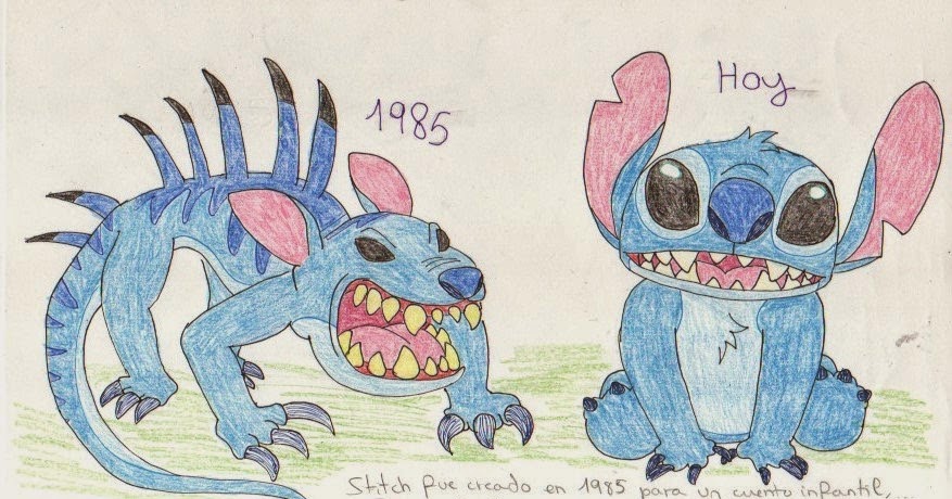 Todo Stitch (sin Lilo): Stitch original (así de feo era)