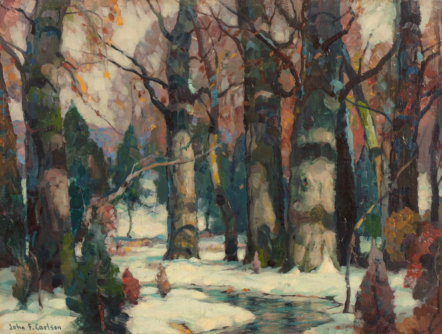 Swedish-American painter John Fabian Carlson most famous paintings